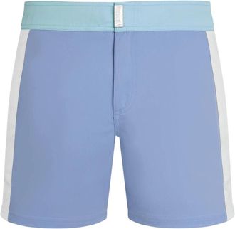 Vilebrequin Homme, Maillots de bain, Bleu, Taille: XL Merle Color Block Swim Shorts