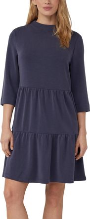 s.Oliver Kurzes Stufen-Kleid aus Scuba