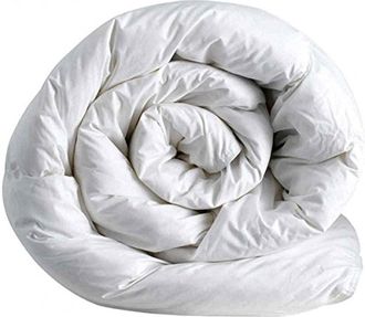 Italian Bed Linen Prestige Wei&szlig;e Winter Steppdecke, 100% Mikrofaser, Doppelte, 250x200cm