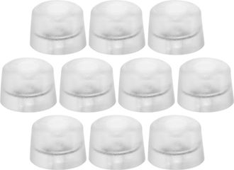 SOLUSTRE 10 St&uuml;ck Transparente Silikon M&ouml;belf&uuml;&szlig;e rutschfest und Ger&auml;uschd&auml;mpfend Weich und Langlebig f&uuml;r Tisch und Stuhlbeine Bodenschutz f&uuml;r Holz und Fliesenb