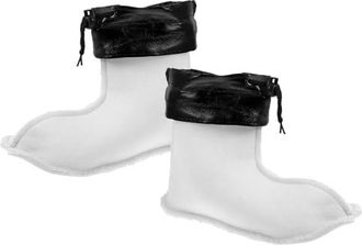 IFUNDOM Doublures de Bottes de Pluie &Eacute;paisses en Coton pour Hommes et Femmes Chaussettes Thermiques Amovibles Taille Courte 16-19 CM Protection Chaude et Impe