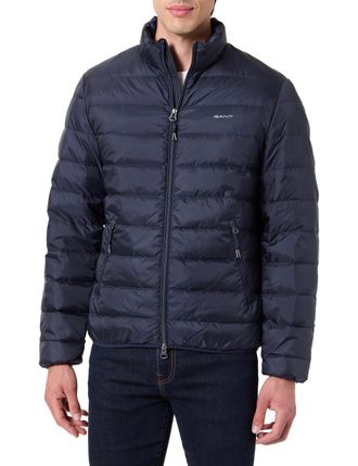 GANT Herren Light Down Jacket, EVENING BLUE, 4XL EU