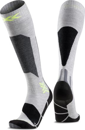 X Socks Ski Discover OTC - Hochleistungs-Skisocken für Komfort & Unterstützung - O-Ring-Bandage für Stabilität - Ideal für Ski, Snowboard & Wintersport - Grau