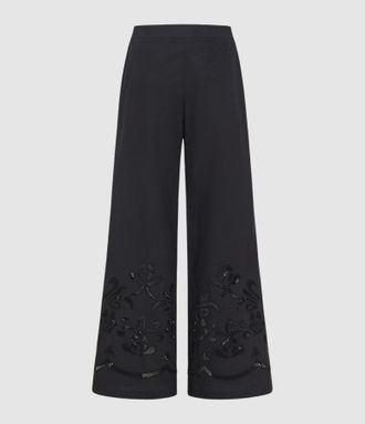Forte_Forte Pantalon lunamaris notte