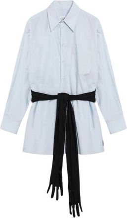 Maison Margiela Femme, Blouses et Chemises, Bleu, Taille: 34 FR Chemises