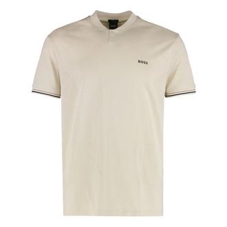 HUGO BOSS T-Shirt aus Funktionsstoff - - Tops - Herren - Beige - S