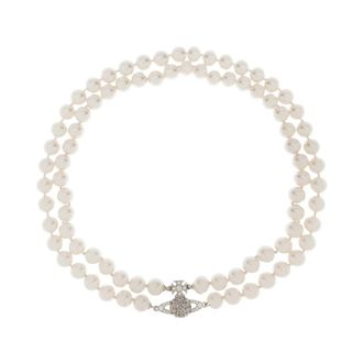 Vivienne Westwood Graziella Perlen-Choker - - Accessories - Damen - Beige - M