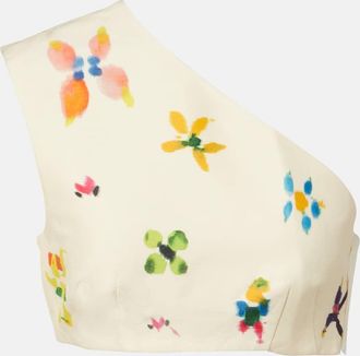 Alemais Al&eacute;mais Cropped-Top Sidi aus einem Leinengemisch