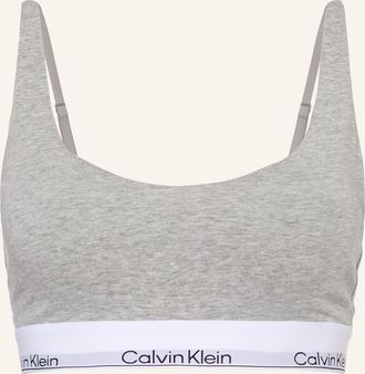 Calvin Klein Bustier Icon Cotton Modal grau