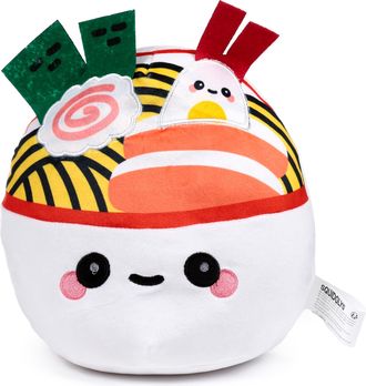Puckator Superweiches Pl&uuml;schkissen - Nori die Schale von Ramen Kawaii - Foodiemals Squidglys