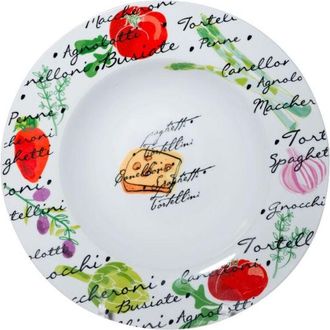 Cosy & Trendy 6 assiette à pâtes 27 cm - tutti pasta - cosy & trendy