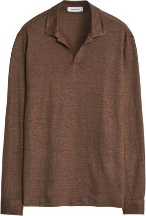 Gran Sasso Homme, Tops, Brun, Taille: M Polo Chemises