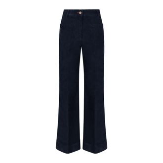 Victoria Beckham Damen, Hosen, Blau, W25Gr&ouml;&szlig;e