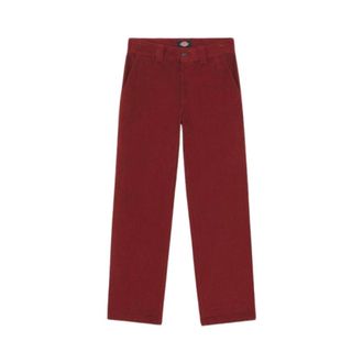 Dickies Moderne Fired Brick Higginson Pant - - Trousers - Herren - Rot - W33