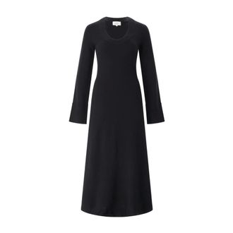 Loulou Studio Femme, Robes, Noir, Taille: 36 FR Knitted Robes