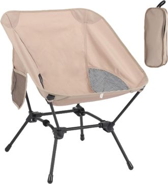 Generico Campingstuhl, klappbarer Campingstuhl, kompakter tragbarer Rucksackstuhl, kompakter tragbarer Stuhl mit 264 Pfund, robuster Campingstuhl, Klappst&uuml;hle 