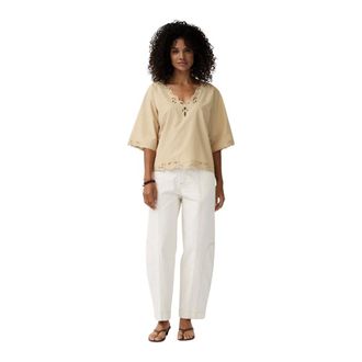 Alchemist Damen, Blusen & Hemden, Beige, 2XLGr&ouml;&szlig;e