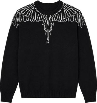 Marcelo Burlon Le pull aux ailes - Homme - Pulls - Noir - Taille: L