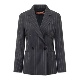 Max Mara Femme, Vestes, Bleu, Taille: 40 FR Mstonagro Blazer