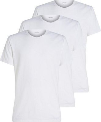Calvin Klein Underwear T-Shirt SHORT SLEEVE CREW NECK 3PK (Packung, 3-tlg., 3er-Pack) mit Logo am Saum