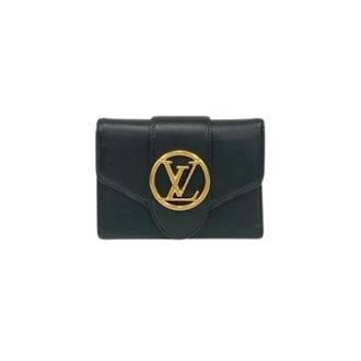 Louis Vuitton Portefeuille en cuir Pre-owned - Femme - Pre-owned - Noir - Taille: ONE Size