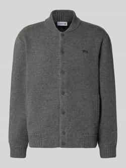 Lacoste Regular Fit Strickjacke aus Woll-Mix