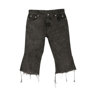 Rick Owens Denim Slim Bermuda Shorts - - Shorts - Damen - Grau - W29