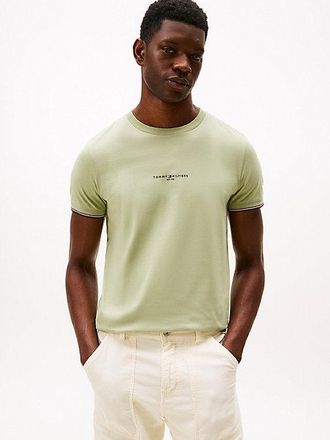 Tommy Hilfiger T-shirt ajusté en jersey à liserés