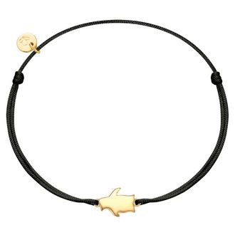 Glanzst&uuml;cke M&uuml;nchen Armband - Sterling Silber Armband Pinguin - Gr. ONESIZE - in Gold - f&uuml;r Damen
