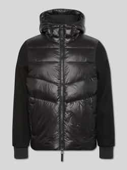 Calvin Klein Pufferjacke mit Strickeins&auml;tzen