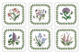 Portmeirion Pimpernel Portmeirion - Botanic Garden Untersetzer - Set mit 6 Motiven (mehrfarbig)