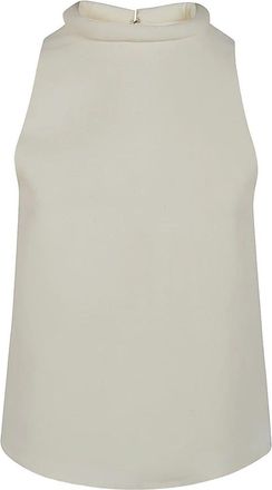 Loulou Studio Niron &Auml;rmelloses Oberteil mit R&ouml;hrenkragen - - Tops - Damen - Wei&szlig; - XS
