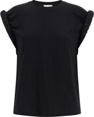 Nude Nude, Femme, Tops, Noir, Taille: 40 FR Cotton Jersey T-Shirt