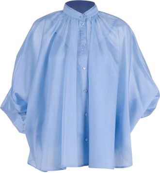 Ermanno Scervino Femme, Blouses et Chemises, Bleu, Taille: 40 FR Camicia +Top