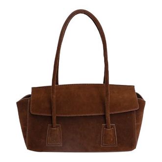 Generic Sac &agrave; main sous les bras r&eacute;tro en cuir PU pour femme, sac fourre-tout avec poign&eacute;e sup&eacute;rieure pour travail, shopping et voyages