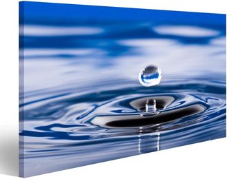 Islandburner Bild Bilder auf Leinwand Wassertropfen Wandbild, Poster, Leinwandbild IUP