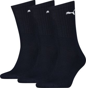 Puma Kurze Crew-Socken Unisex (3er-Pack), Kleidung, Blau, 35-38