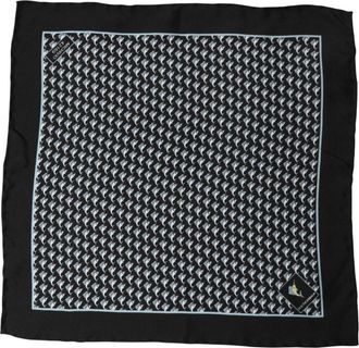 Dolce & Gabbana Carr&eacute; de poche g&eacute;om&eacute;trique - Homme - Accessoires - Noir - Taille: ONE Size
