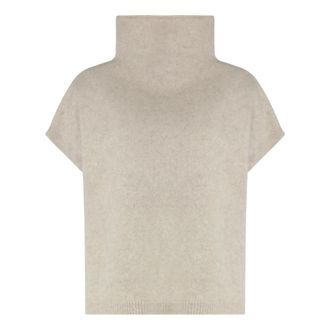 P.A.R.O.S.H. Gerippter Woll Rollkragenpullover - - Knitwear - Damen - Wei&szlig; - S
