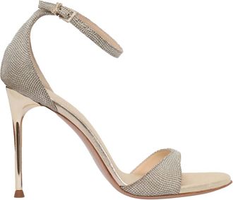 Sergio Levantesi Femme, Chaussures, Jaune, Taille: 37 EU Sandalo Rave Microstar Platino