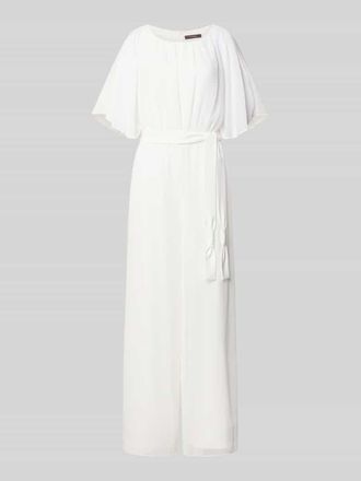 Vera Mont Jumpsuit aus flie&szlig;endem Stoff mit Bindeg&uuml;rtel