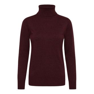Saint Tropez Milasz Rollneck - Femme - Pulls - Rouge - Taille: 36 FR
