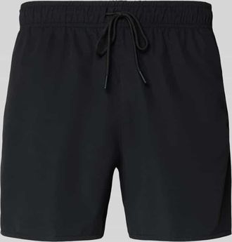 Lacoste Badeshorts mit Logo-Stitching