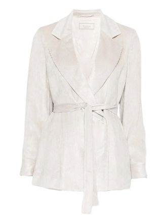 PESERICO veste cintrée à taille ceinturée - Tons neutres