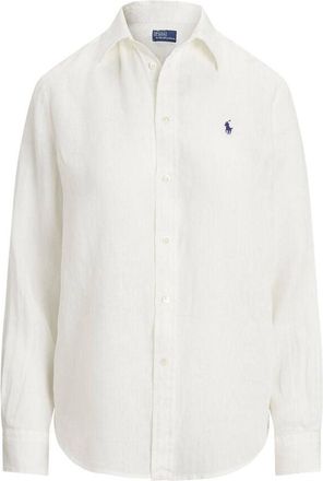 Polo Ralph Lauren Damen Leinenbluse Classic Fit