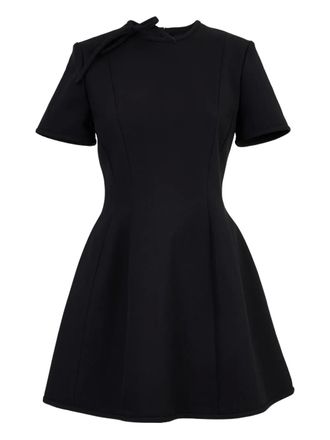Msgm Minikleid mit kurzen &Auml;rmeln - Schwarz