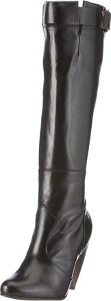 Buffalo London 106241 15568X-661 NAPPA SOFT KID SUEDE BLACK 01, Damen Stiefel, Schwarz (BLACK 01), EU 41