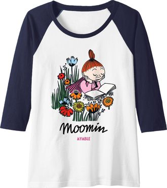 Moomin Mumin Mymble Reading Raglan