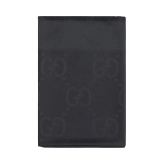 Gucci GG Muster Wollschal - - Accessories - Damen - Schwarzk - ONE SIZE