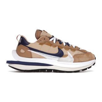 Nike Homme, Chaussures, Brun, Taille: 44 1/2 EU Sacai Vaporwaffle Sesame Blue Void